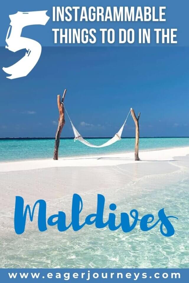5 instagrammable things to do in the Maldives - Eager Journeys